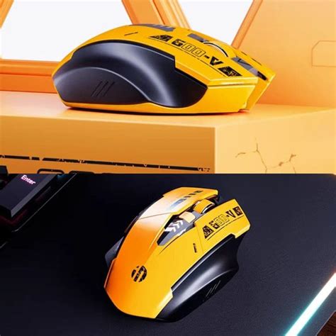 Inphic A9 Dual Mode Bluetooth Rf Wireless Optical Mouse Rechargeable Racecrafts