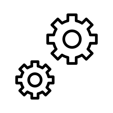 Vector Settings Icon 425656 Vector Art At Vecteezy