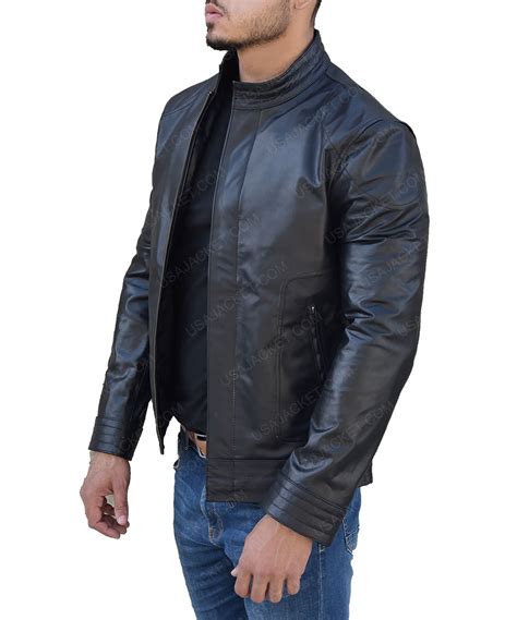 Ninja Assassin Rain As Raizo Black Leather Jacket