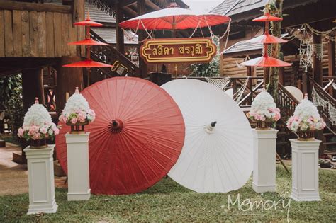 บรรยากาศงานแต่งแสนอบอุ่นแบบล้านนา