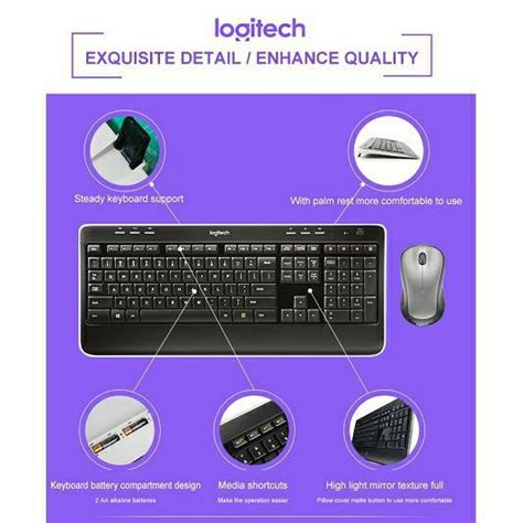 Logitech Wireless Keyboard Mk520 Computers And Tech Parts And Accessories Computer Keyboard On