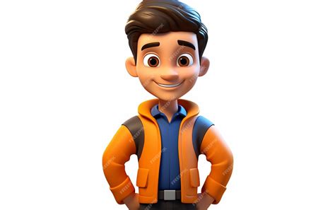 Premium Ai Image 3d Cartoon Rendering Of An Apprentice
