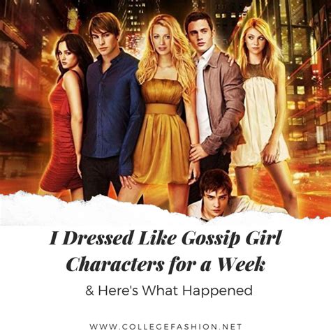 Gossip Girl Outfits I Dressed Like Gossip Girl Characters For A Week