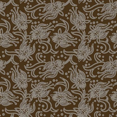 Seamless Pattern With Flowers Background Soulful Black Botanical