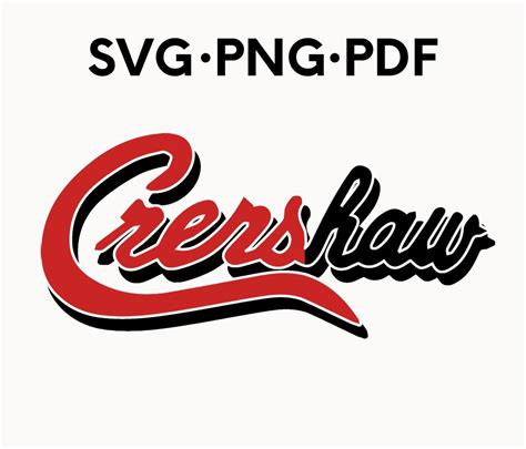 Nipsey Hussle Crenshaw Svg Png Circut File Cut And Print Etsy