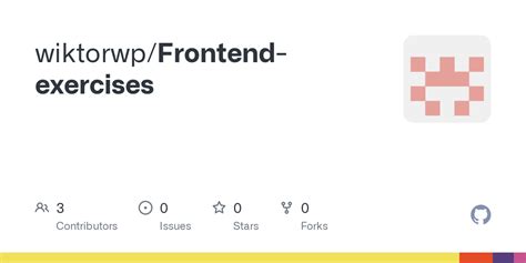 Github Wiktorwp Frontend Exercises