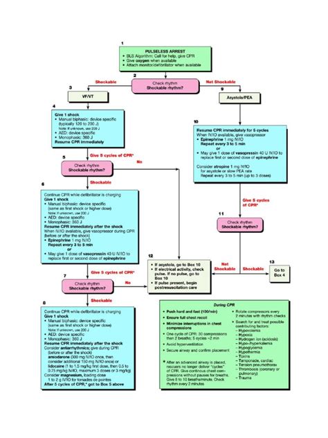 Acls Printable Algorithms Free Printable Templates Your Go To