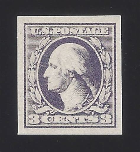 Us 535 1918 20 Violet Type Iv Unwmk Imperf Mnh Vf Scv 18 United