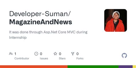 Github Developer Sumanmagazineandnews It Was Done Through Aspnet