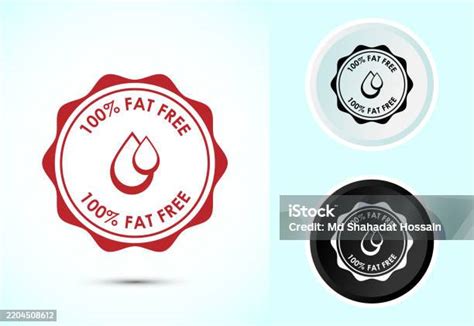 뚱뚱한 무료 아이콘 디자인 그림 규정식 제품 상징을 위한 무지방 원형 기장 상표 색깔 흑백 0에 대한 스톡 벡터 아트 및 기타 이미지 Istock