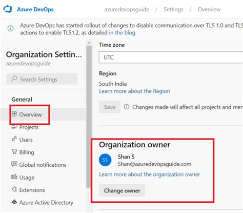find organization name owner in azure devops azuredevops guide