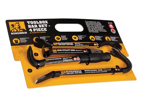 Roughneck Toolbox Bar Set 4 Piece