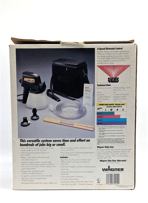 Wagner 355e Electronic Pro Duty Power Painter Sprayer 110 Watts Ebay