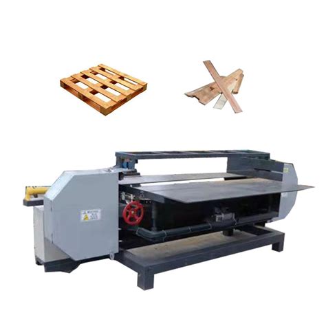 Wood Pallet Dismantling Band Saw Machine Horizontal Pallet Disassembly