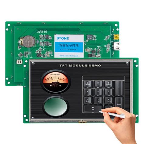 stone hmi tft lcd monitor 5 inch display system for full hmi solution