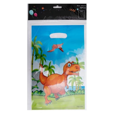 Bolsas Para Dulces Dinosaurio