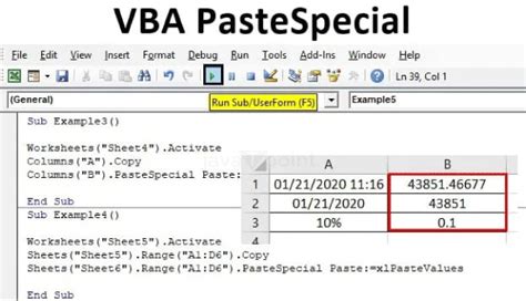 PasteSpecial In VBA Excel Tpoint Tech