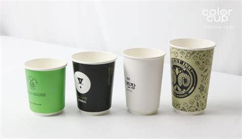 홀더 없이 사용하는 단열 이중 종이컵 인쇄 및 제작 네이버 블로그