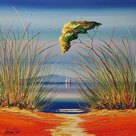 Peinture Le Chemin de lEspérance avec toi par Fonteyne David Carré d