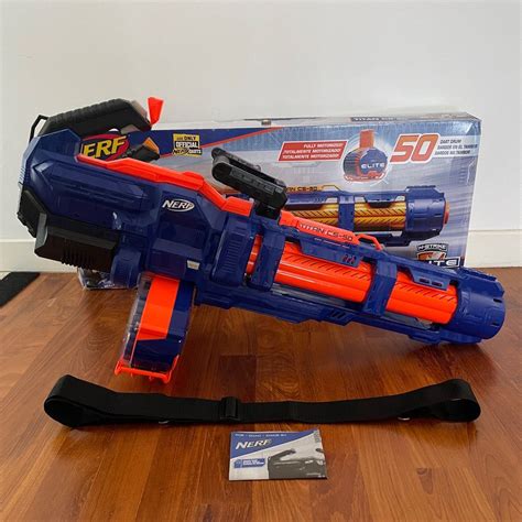Nerf Titan Cs 50 Minigun Hobbies And Toys Toys And Games On Carousell