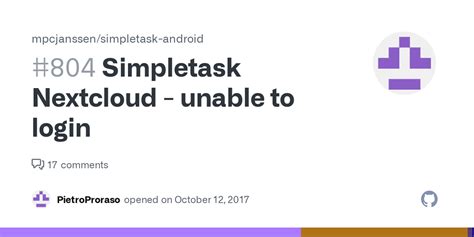 Simpletask Nextcloud Unable To Login Issue 804 Mpcjanssen