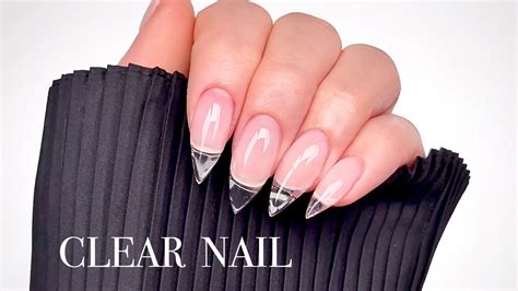 Sub Eng • 하프팁으로 투명하게 셀프연장하기 셀프네일 팁연장 Youtube