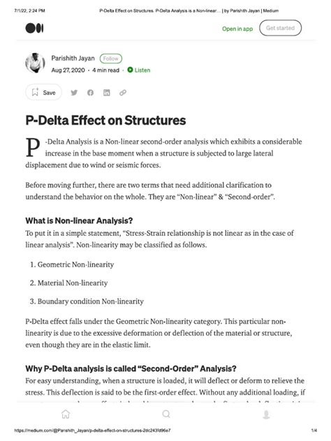 P Delta Analysis Pdf