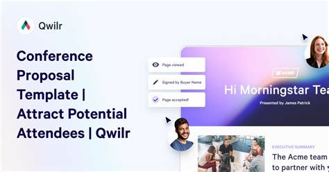 Conference Proposal Template Attract Potential Attendees Qwilr