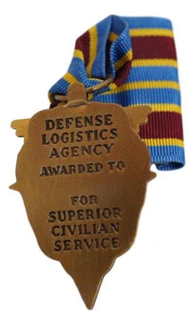 Defense Logistics Agency Meritorious Civilian Service Medal With Lapel