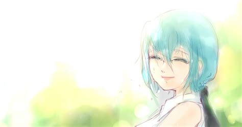 弱音ハク 「凄い雨でしたね」 ワタナベのイラスト Pixiv
