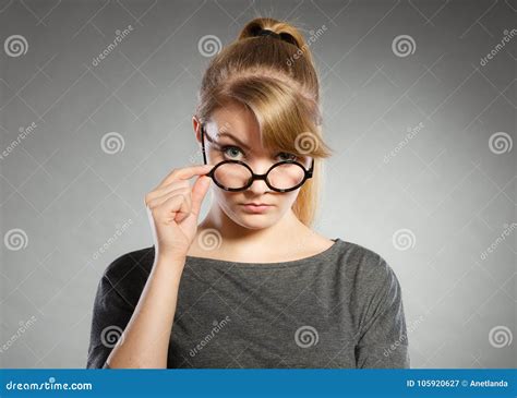 Annoyed Nervous Woman Portrait Stock Image Image Of Angry Upset