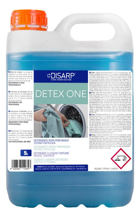 Detergente Detex One 5l Exclusivas Quiminor