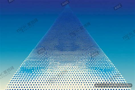 Ai创作图钻石舞台 金字塔背景 渐变网点 渐变网格 点阵图形 点阵图 点阵 点阵渐变排列图案 网点渐变 蓝色峰会背景 金字塔锥形 点蓝 蓝色峰会 金字塔式 金字塔状 昵图网