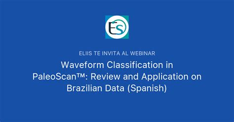 Waveform Classification In Paleoscan™ Review And Application On