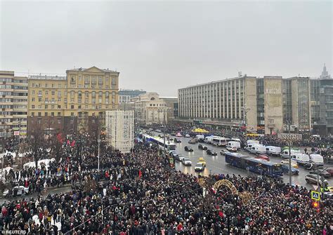 Anti Kremlin Demonstrations Break Out Across Russia In Support Of