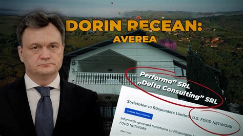 Dorin Recean Casa din Chișinău vila din România și firmele la care
