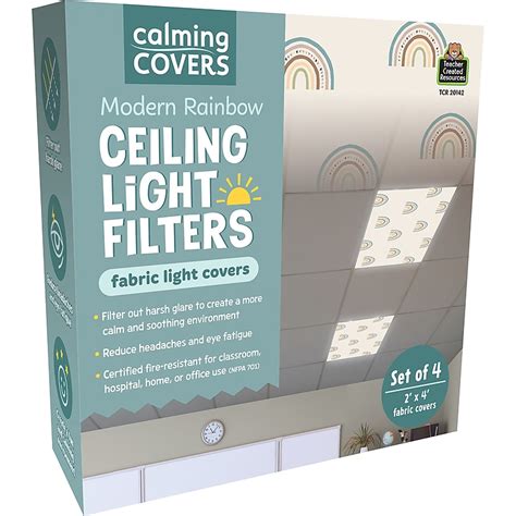 Teacher Created Resources Calming Covers Light Filter For Ceiling