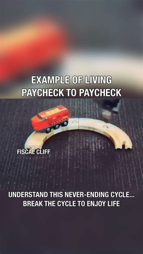 Visual Example Of Living Paycheck To Paycheck Rpovertyfinance