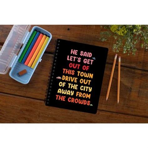 Taylor Swift Notebook Wildest Dreams Paper Notebook राइटिंग नोटबुक