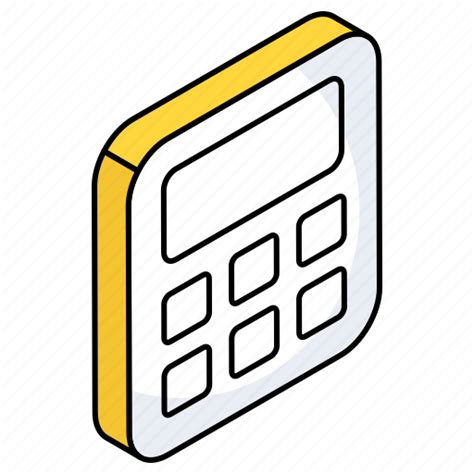 Calculator Number Cruncher Arithmetic Calculating Device Adder Icon
