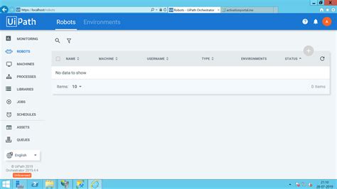 Not Able To Create Robot In Orchestrator Help Uipath Community Forum