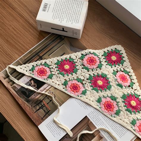 휴양룩러블리템 플로이 핸드메이드 뜨개 봄 여름 그물 니트 두건 모자