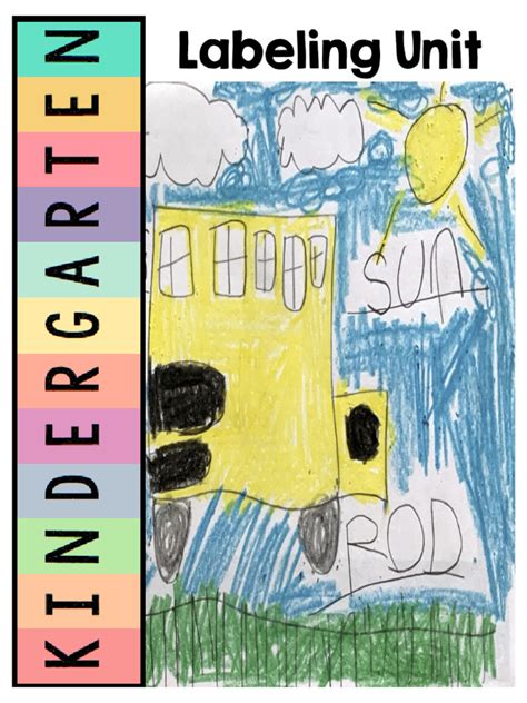 Kindergarten Labeling Unit I Can Label And Write Writers Workshop Pdf Punctuation Writing
