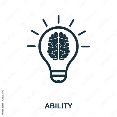 Ability Icon Line Style Icon Design UI Illustration Of Ability Icon