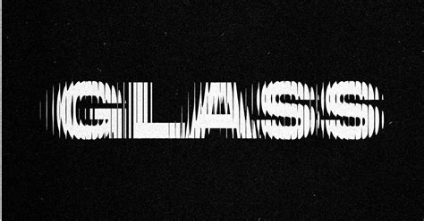 refracted text effect layer styles including glass and effect envato