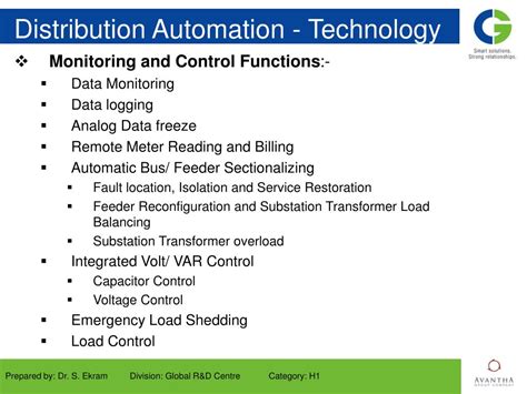 Ppt Smart Distribution Automation And Management System Powerpoint Presentation Id4597846