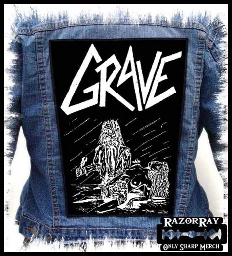 Grave Sexual Mutilation Black Backpatch Back Patch