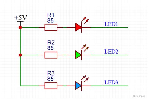 2023版 Stm32实战1 Led灯驱动电路与代码都讲解stm32led限流电阻 Csdn博客