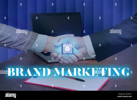 Text Caption Presenting Brand Marketing Word For Creating Awareness