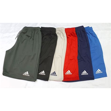 Adidas Mens Shorts Plus Size Drifit Cotton With Print 2 Pockets And